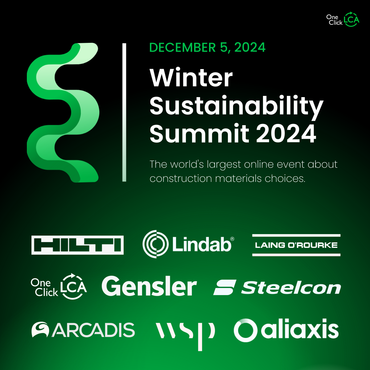[Industry Event] One Click LCA Winter Sustainability Summit 2024 ...